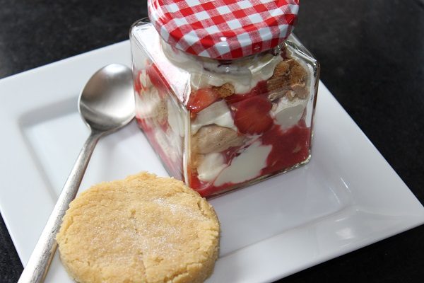 Berry Eton Mess With Shortbread - Crystal and Vanilla